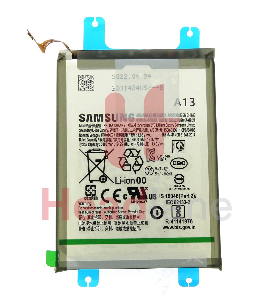 Samsung SM-A135 A13 5G Battery EB-BA136ABY - GH82-27431A