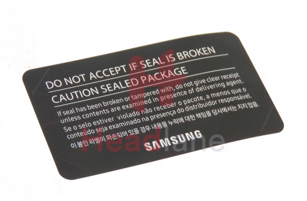 Samsung Main Box Seal Label - GH68-51524B