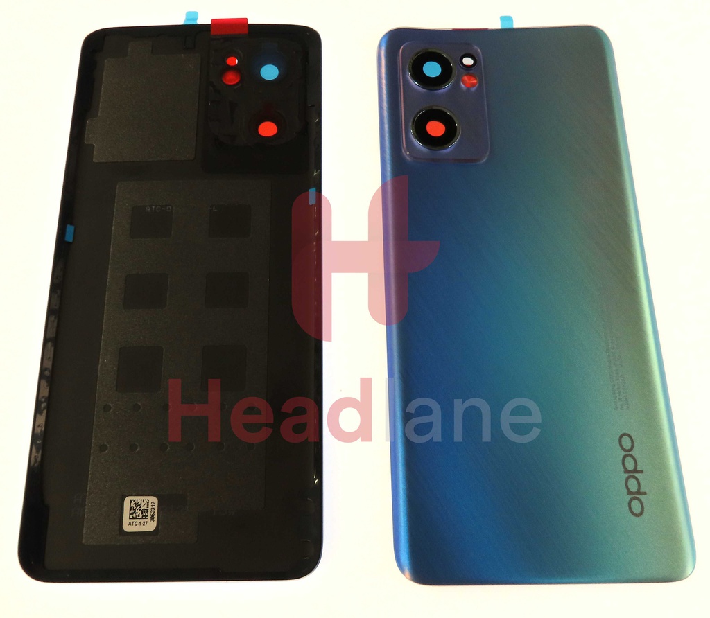 Oppo CPH2371 Reno7 5G / Find X5 Lite Back / Battery Cover - Blue - 4150029