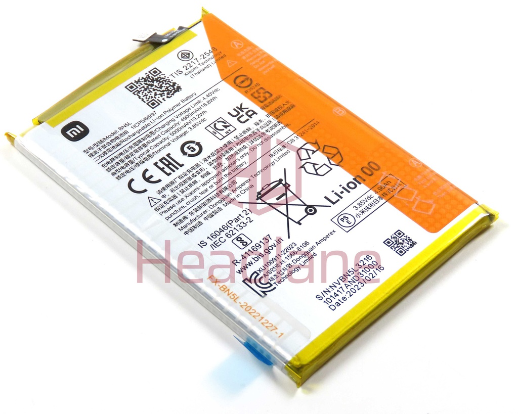 Xiaomi Redmi 12C BN5L 5000mAh Internal Battery - 1330101000102B