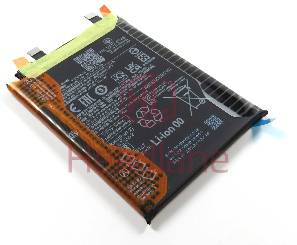 Xiaomi Poco F5 Pro BM5N 5160mAh Internal Battery - 46020000FE1G