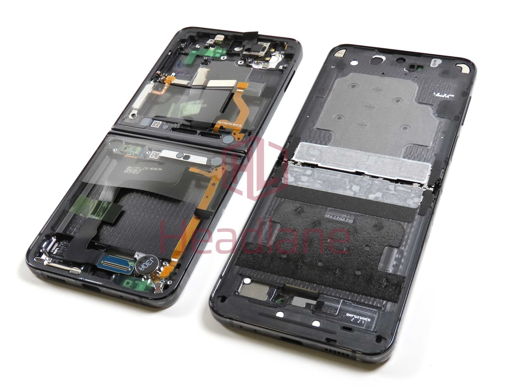 Samsung SM-F721 Galaxy Z Flip4 5G Display Frame - Graphite - GH82-32901A